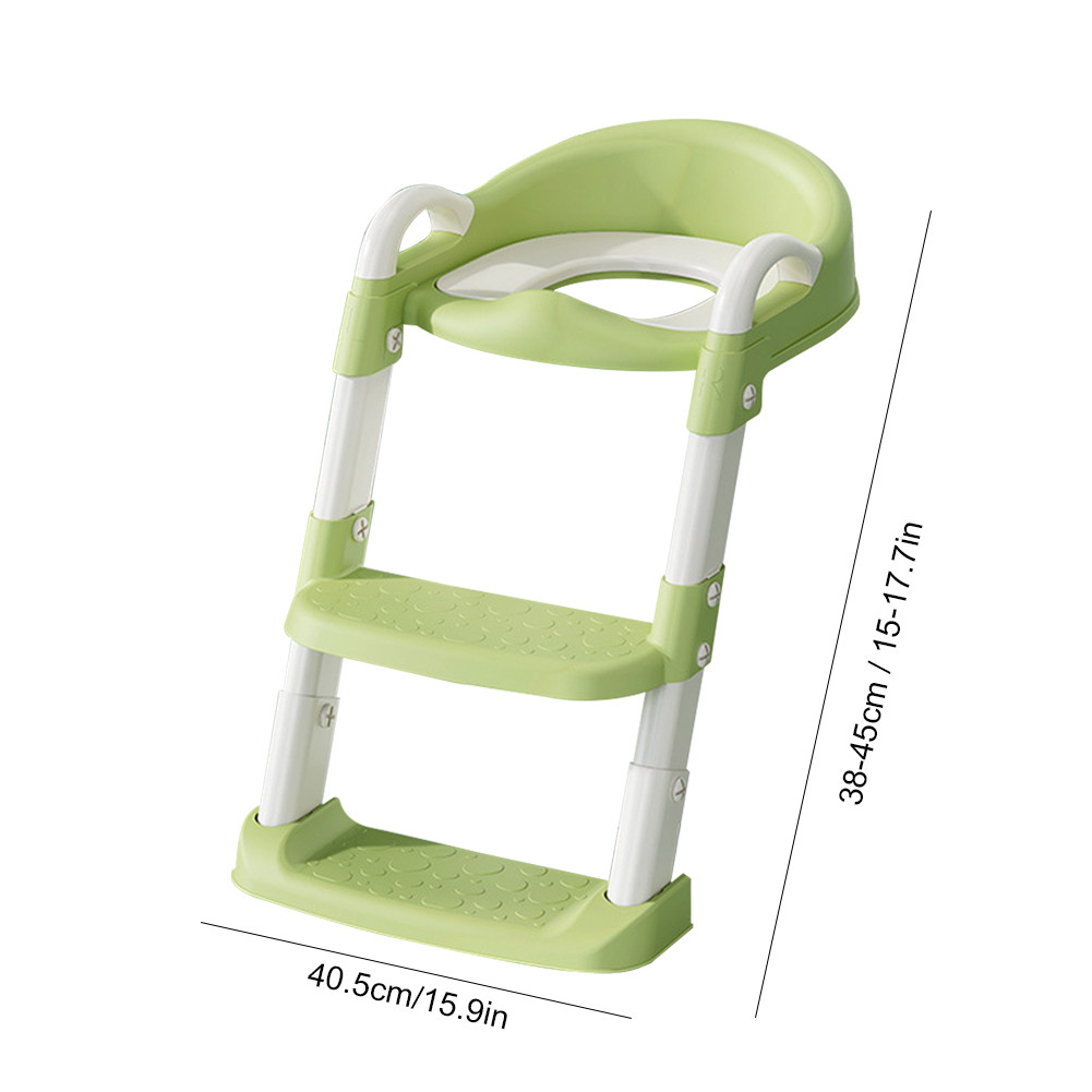 Kids Potty Chair Step Stool Non-Slip Wide Step Folding Splash Guard for ...