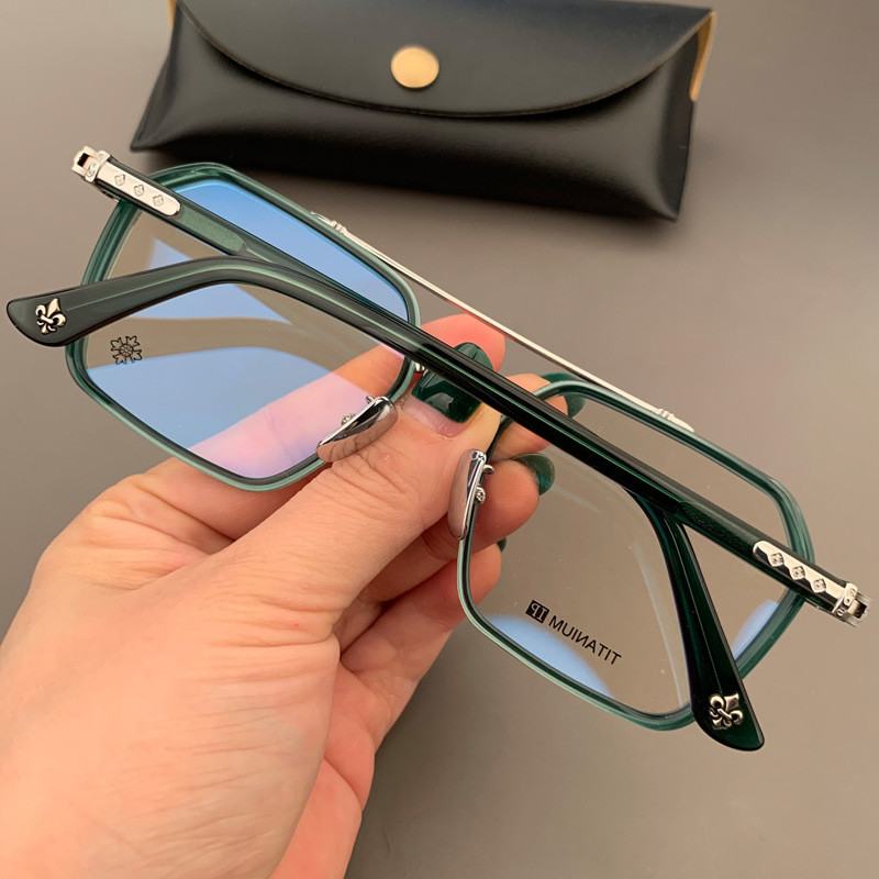 New Product Glasses Frame Suit Thug Big Face Retro | Shopee Malaysia