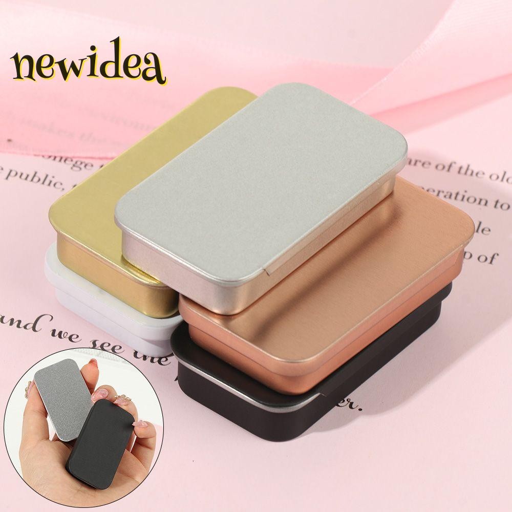 NEWIDEA Box Containers Tinplate Push Pull Metal Small Storage | Shopee ...