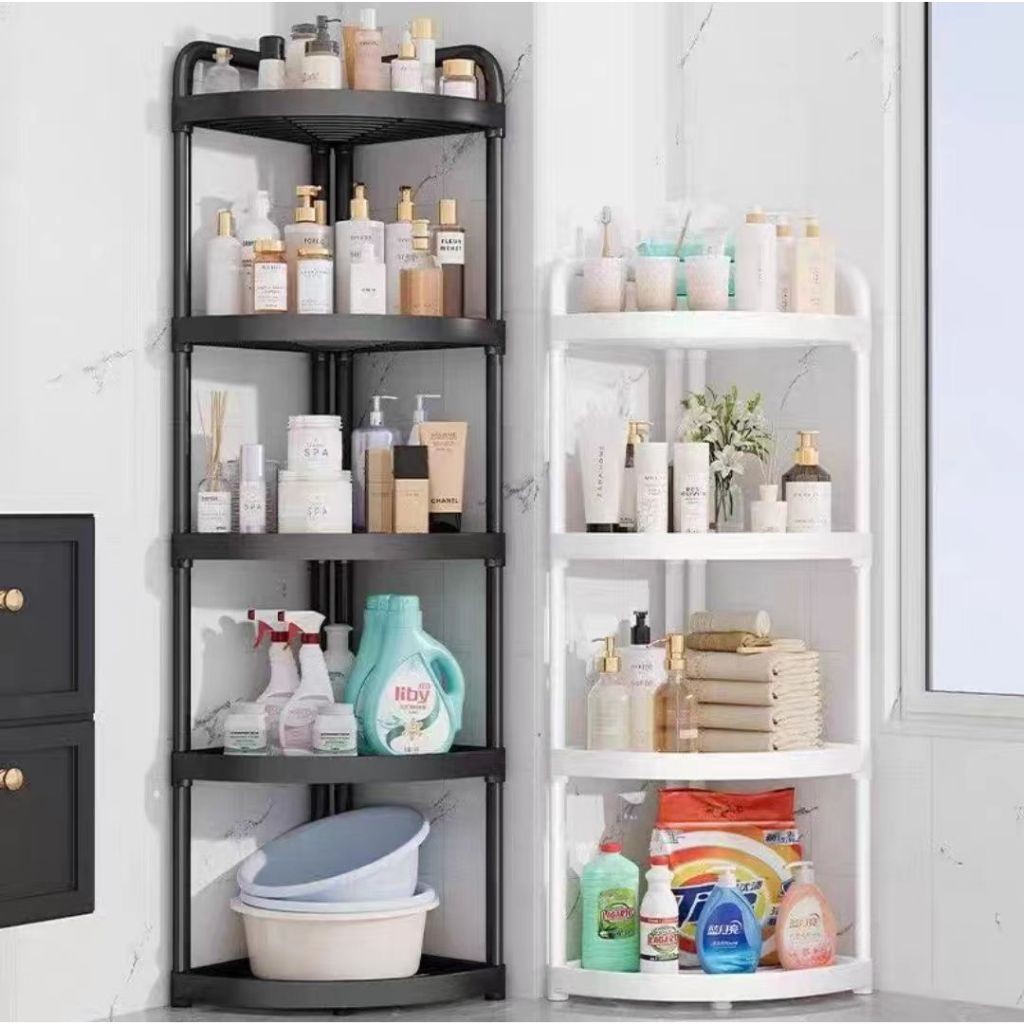 Tri-Corner Rack Bathroom Corner Triangular Corner Rack,2/3/4/5 Floor ...