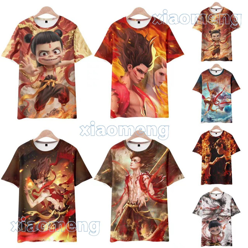 nezha shirt for kids A3 | Shopee Malaysia