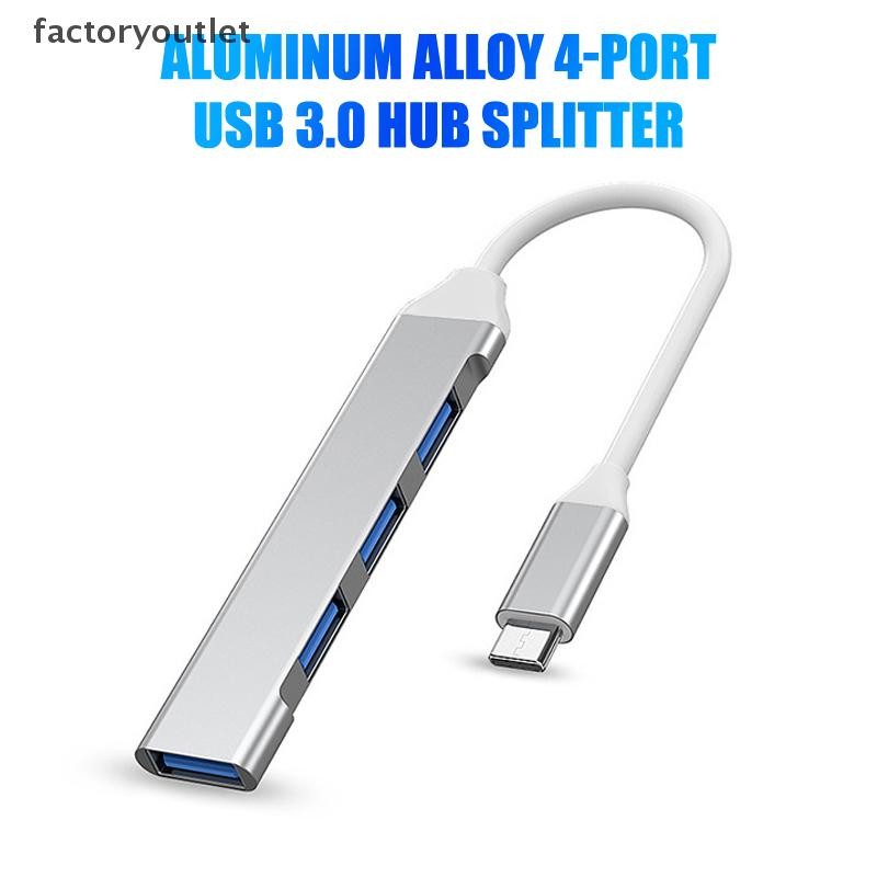 FCMY Mini USB Type C Hub 4Port Adapter USB3.1Multi Splitter 4in1 ...