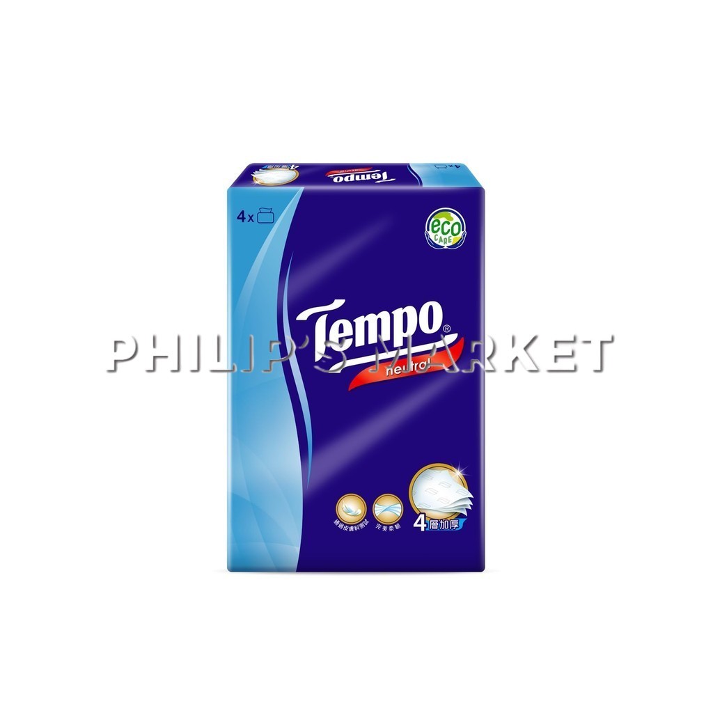 TEMPO Neutral Soft Pack Tissue (4 per pack) | Shopee Malaysia