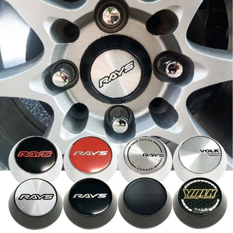 1PC 65MM RAYS Rim Cap VOLK Racing Wheel Center Caps Cover Sport Rim ...