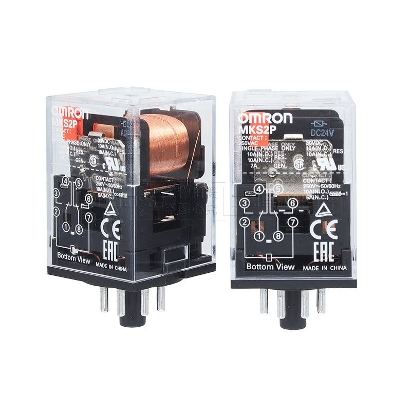 Genuine OMRON OMRON Relay MKS2P MK2P-I DC 24V AC 220V 6V 12V 110V | Shopee Malaysia