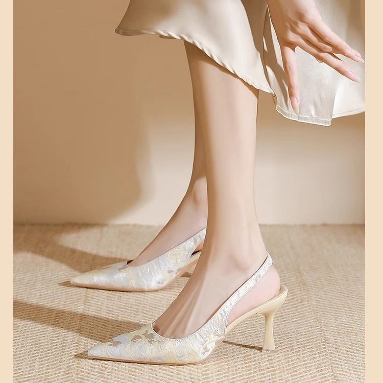 New Chinese Style National Style High Heels Women's Year with Cheongsam ...