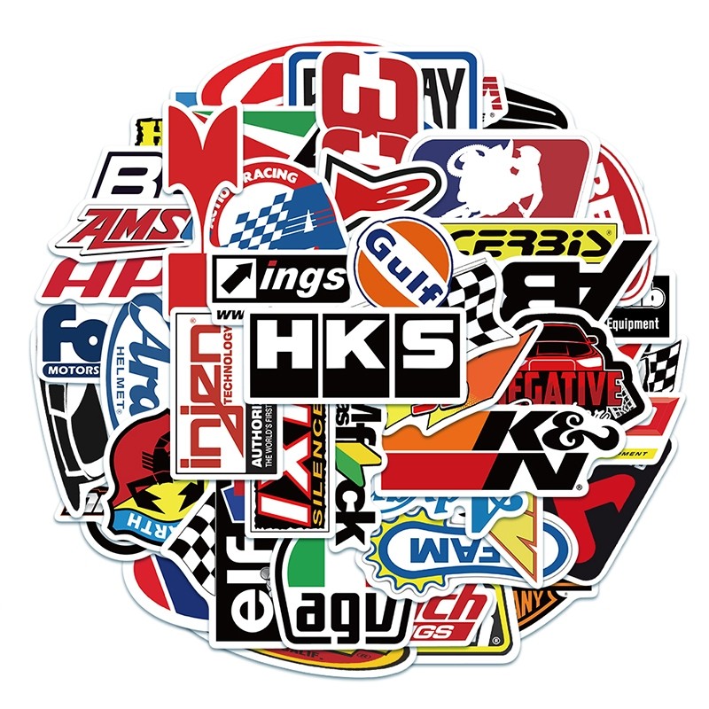 Sponsor Racing Sticker PACK Logo Racing Logo Sticker Vynil PACK ...