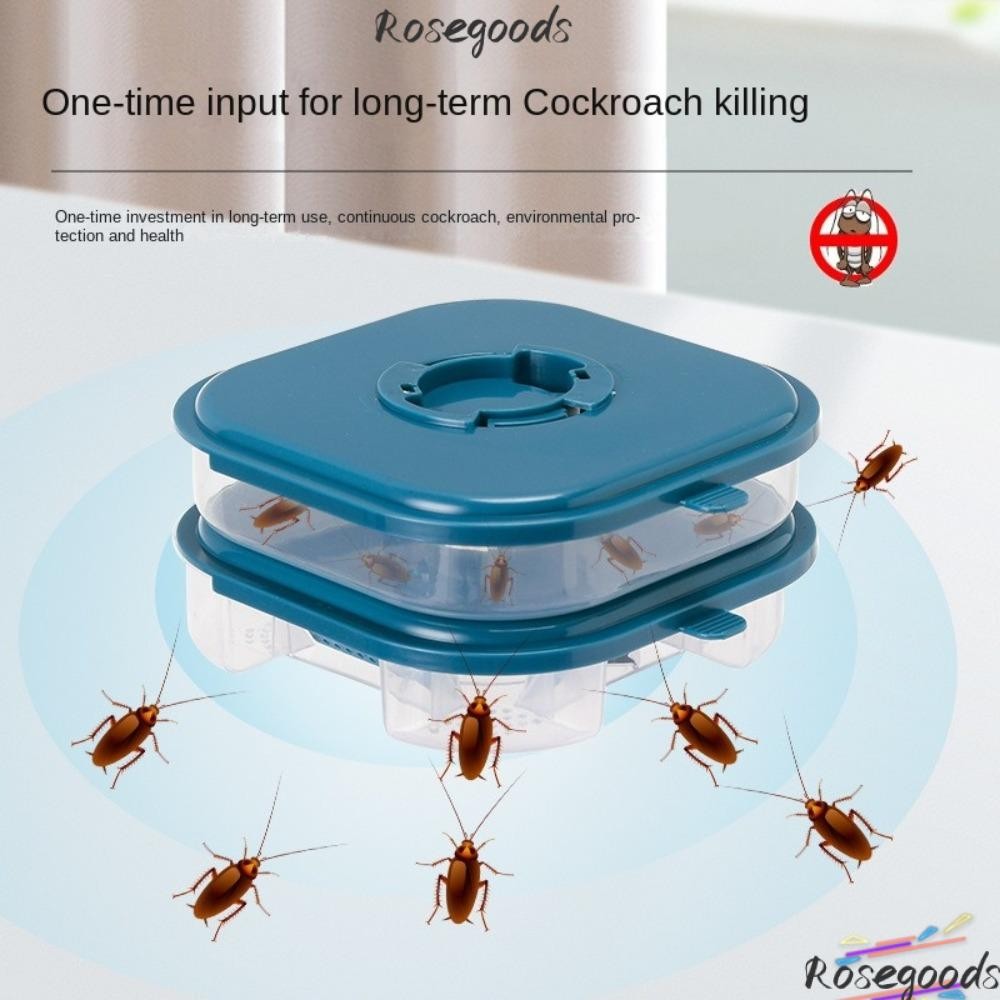 ROSEGOODS Cockroach Trap Box Kitchen Automatic Household Cockroach ...