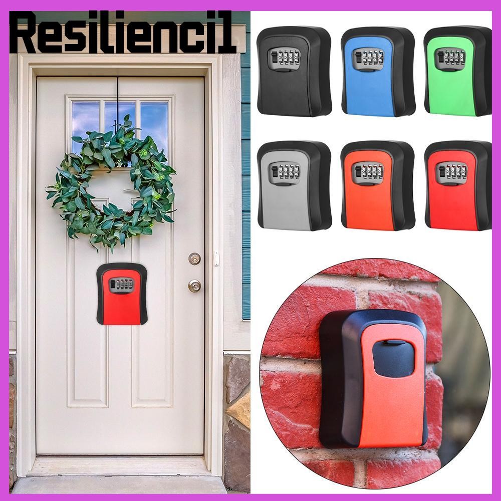 RESILIENCI1 Key Box Weatherproof Wall Mounted Indoor Outdoor Lock ...