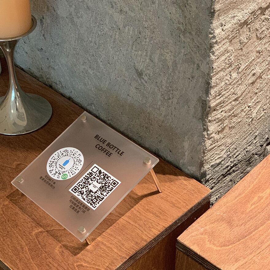 Customized Display Signage Signage Customized Korean Style Scan Code ...