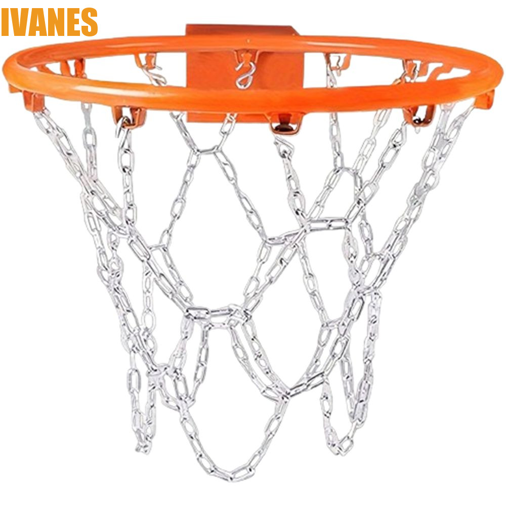 IVANES Basketball Hoop Net, 12 Hoop No Deformation Basketball Iron ...