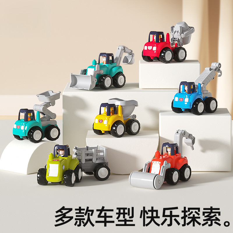 Engineering Vehicle Boy Car Roller Model Toy Floor Driller Toy Inertial ...