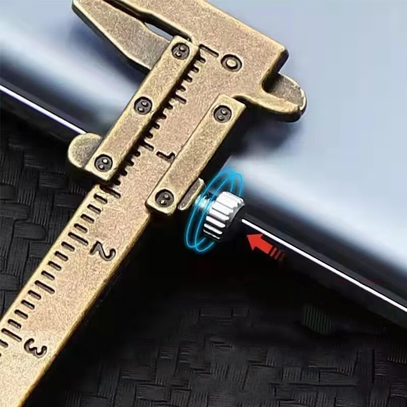 Mini Vernier Caliper Keychain Portable Rulers Calipers Keychain 0-40mm ...
