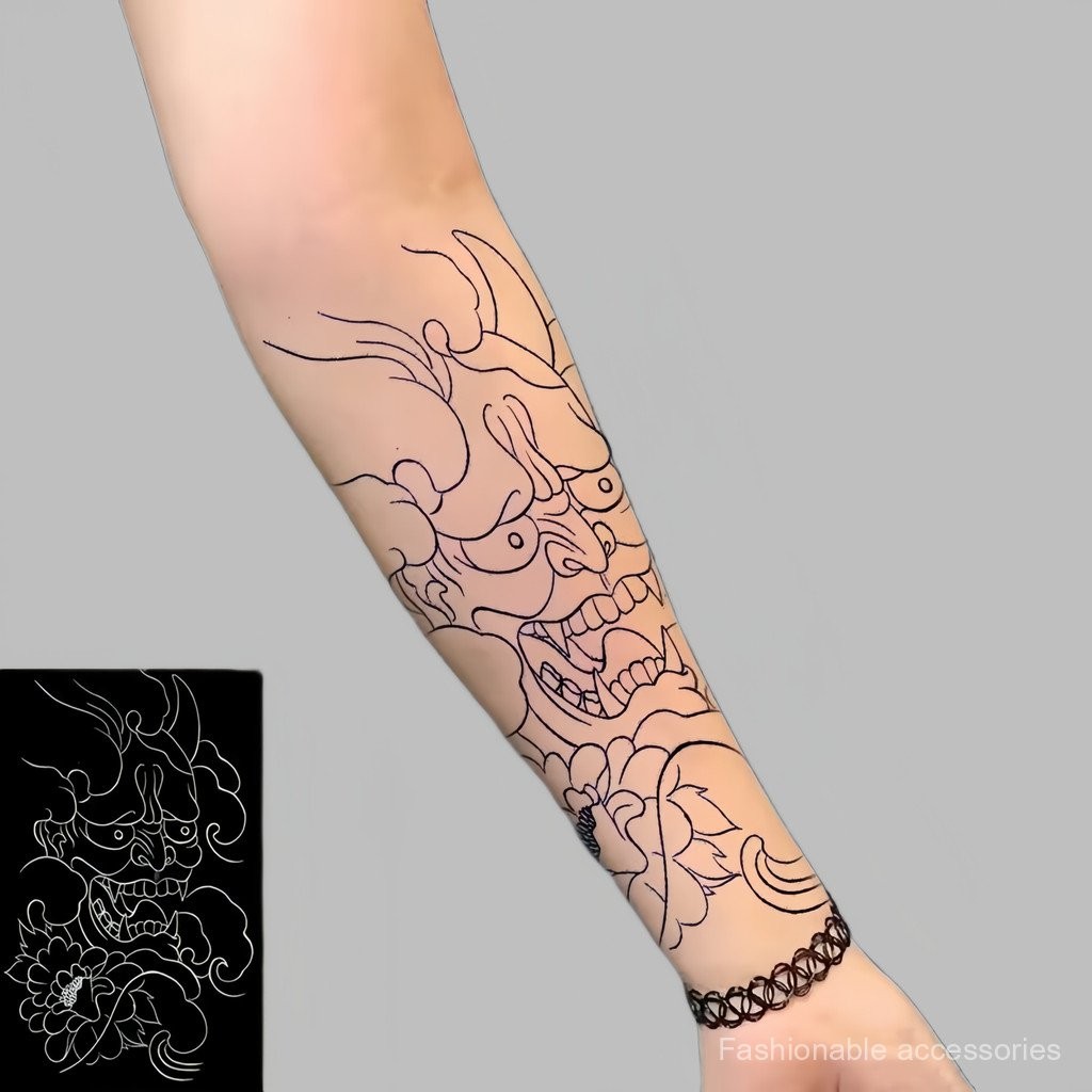 Tattoo Stickers Teenager Tattoo Stickers 3D Three-Dimensional Japanese ...