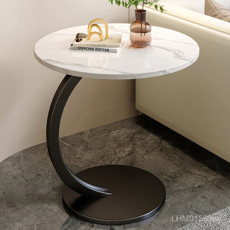Light Luxury Living Room Removable Small Round Table Corner Table Sofa ...