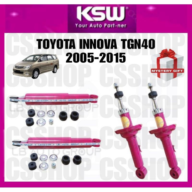 Toyota Innova TGN40 KSW Gas Absorber / Rear Heavy Duty suspension ...