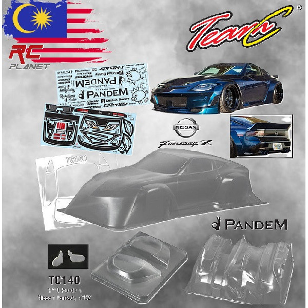 TeamC Racing TC140 1/10 PANDEM NISSAN FAIRLADY 400Z 200MM | Shopee Malaysia