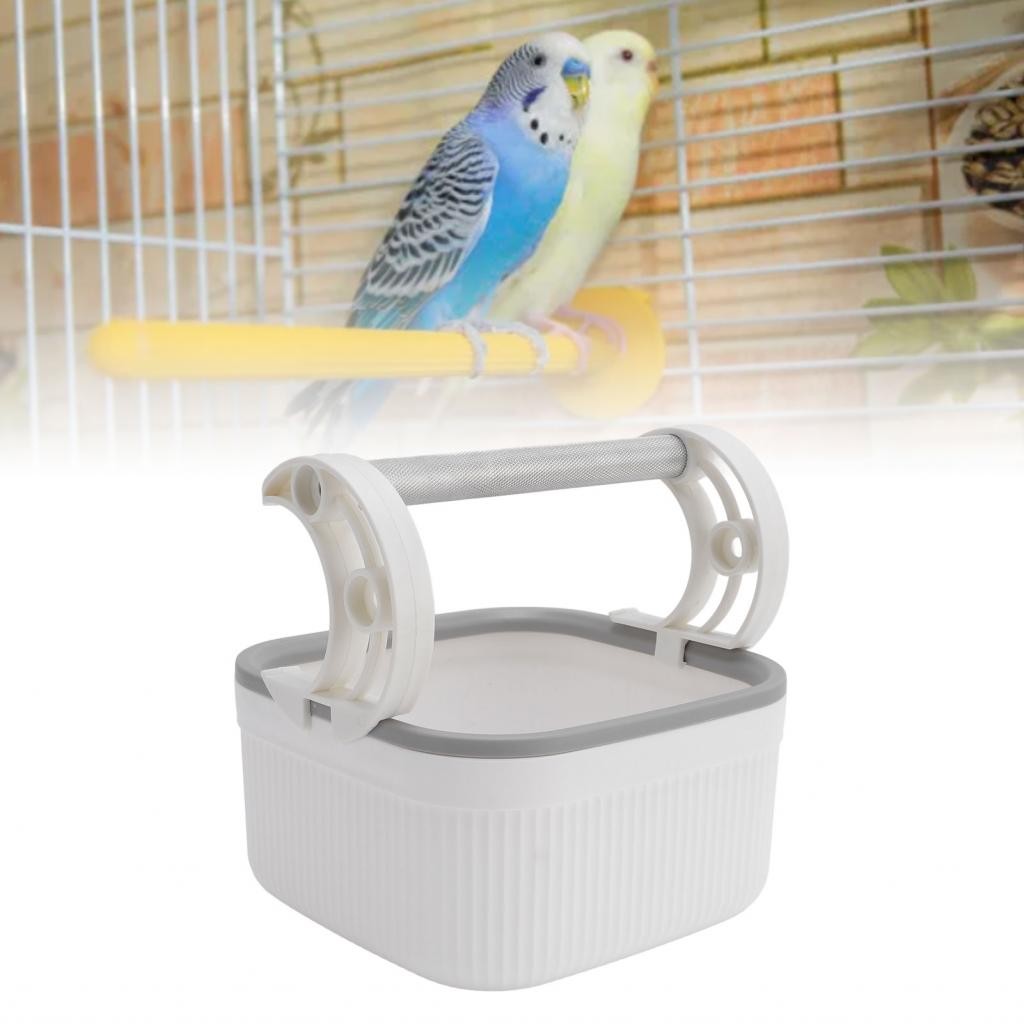 Bmai Bird Potty Training Tool Perch Aluminium Alloy Cage Feeder ...