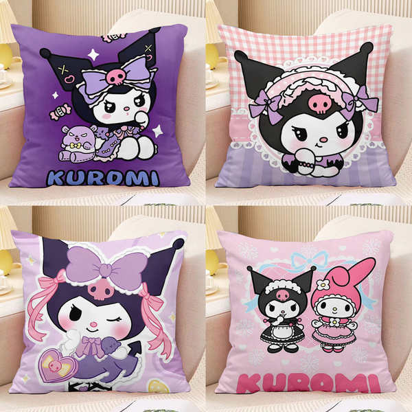 bantal bantal peluk Kuromi Cartoon Merchandise Pillow Bedside Sofa ...
