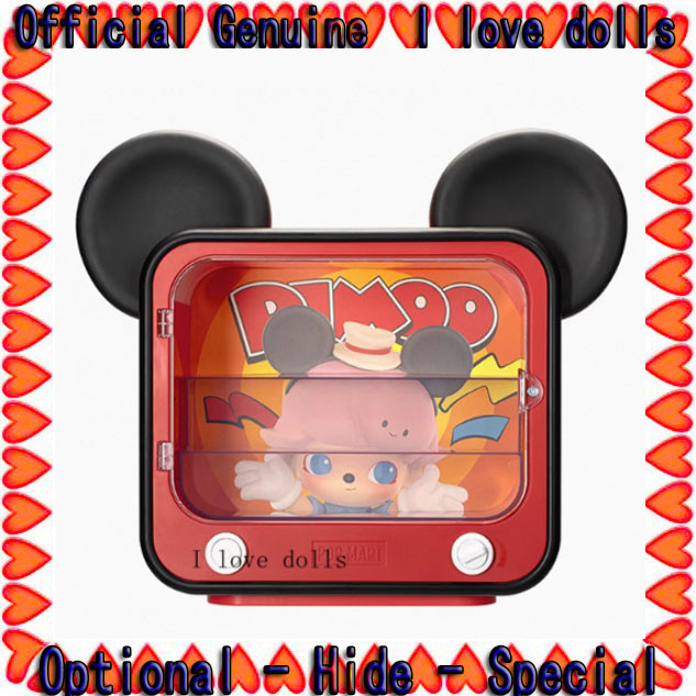 Dimoo World Disney co-branded series POPMART Mickey plush bag TV light ...