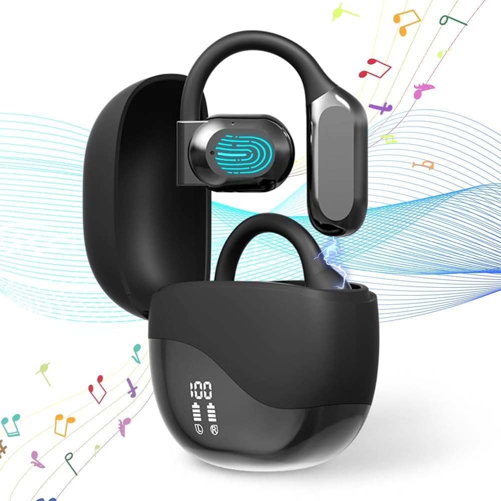 AI Translator Earbuds, Wireless Bluetooth Translation Earbuds, Adjustable Language Translator ...