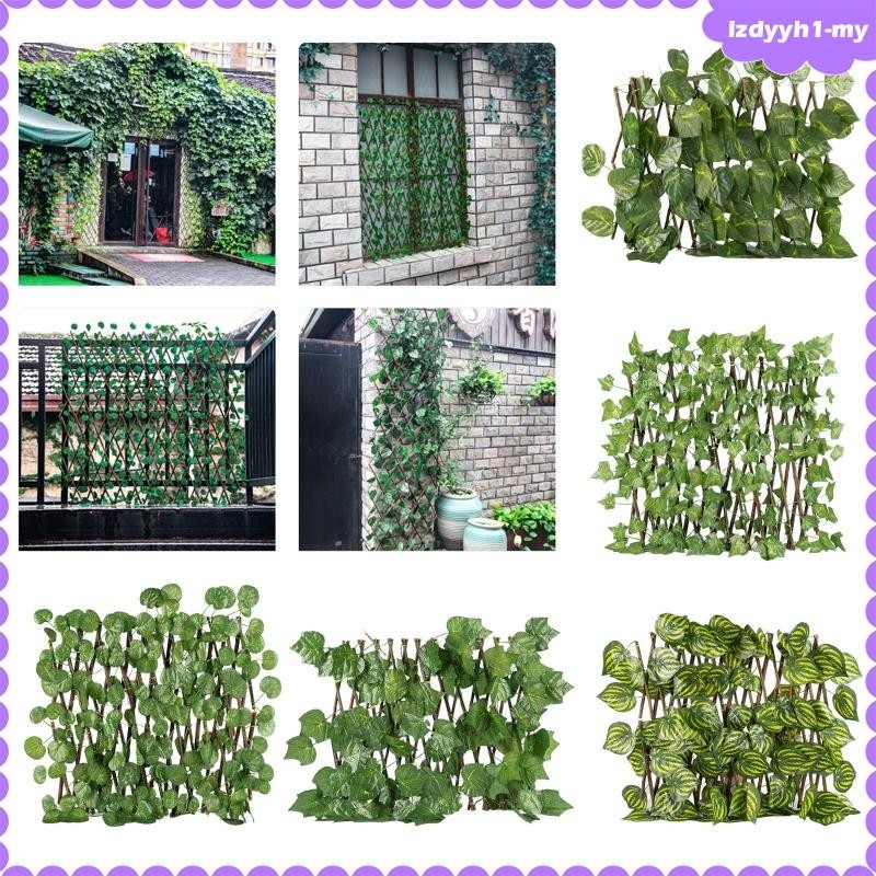 [JoyDIY] Retractable Garden Fence with Artificial Leaves Edging Border ...