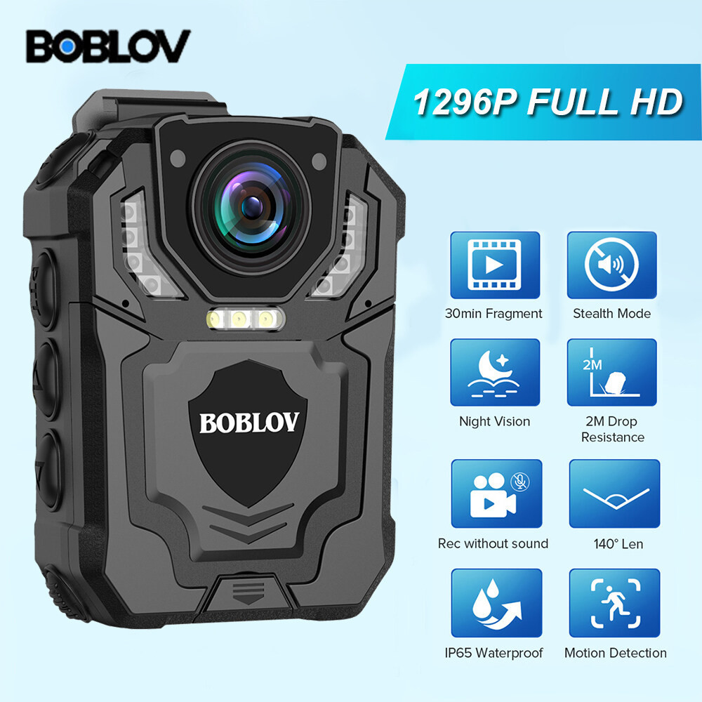 BOBLOV T5 Body Worn Camera M5 Waterproof Car Dashcam Motorcycle Camera, Mini Video Recorder IR ...