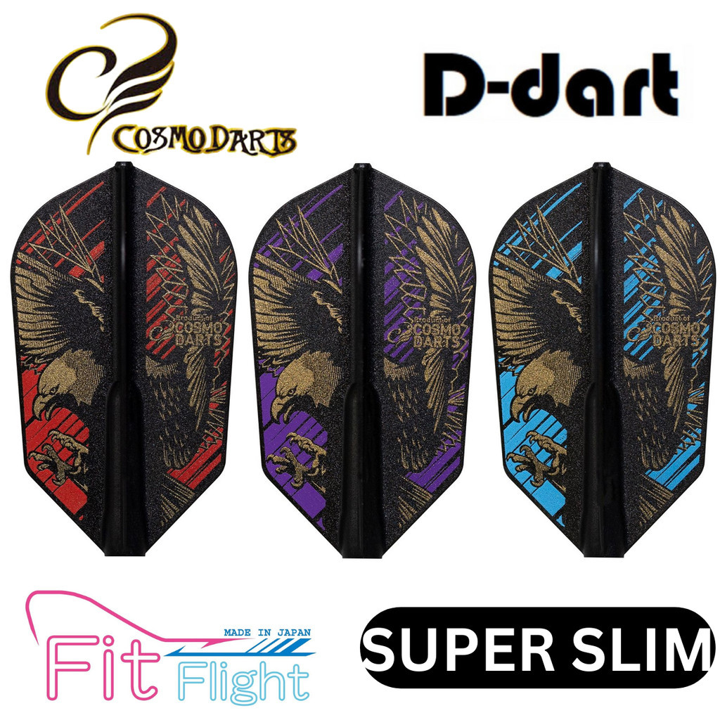 COSMO FIT FLIGHT - Lee Zheng SUPER SLIM NORMAL HARD FIT FLIGHTS 3PCS ...