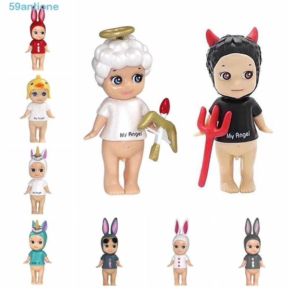 ANTIONE Sonny Angel Anime Figures, Angel Series Cute Doll Hippers ...