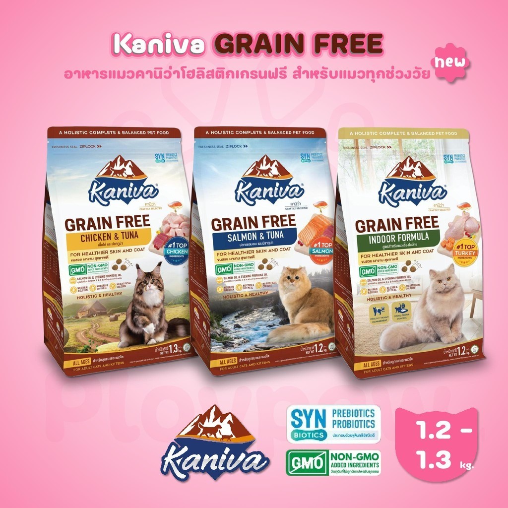 Kaniva Grain Free Caniva Cat Food Holistic & Balance Formula For All ...