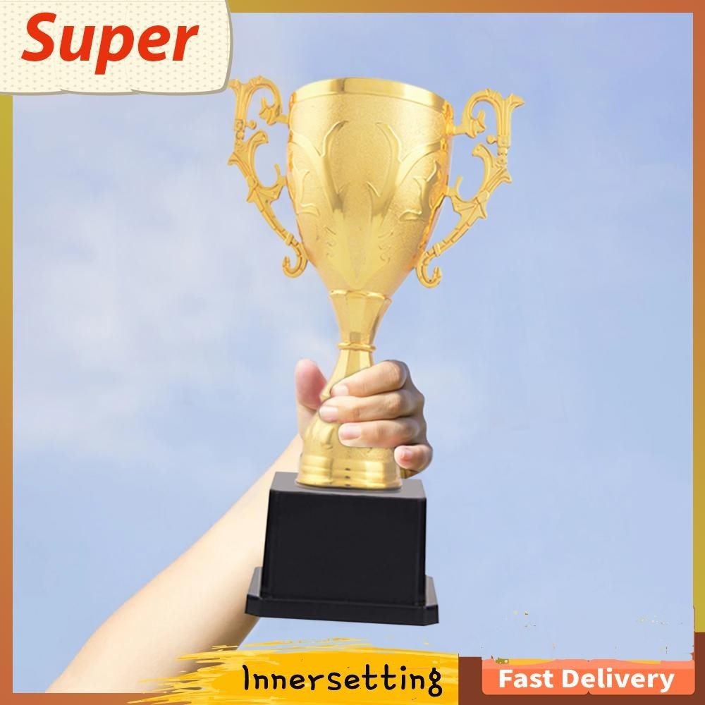 [innersetting.my] Competition Trophy with Base Trophy Toys Gold Trophy ...