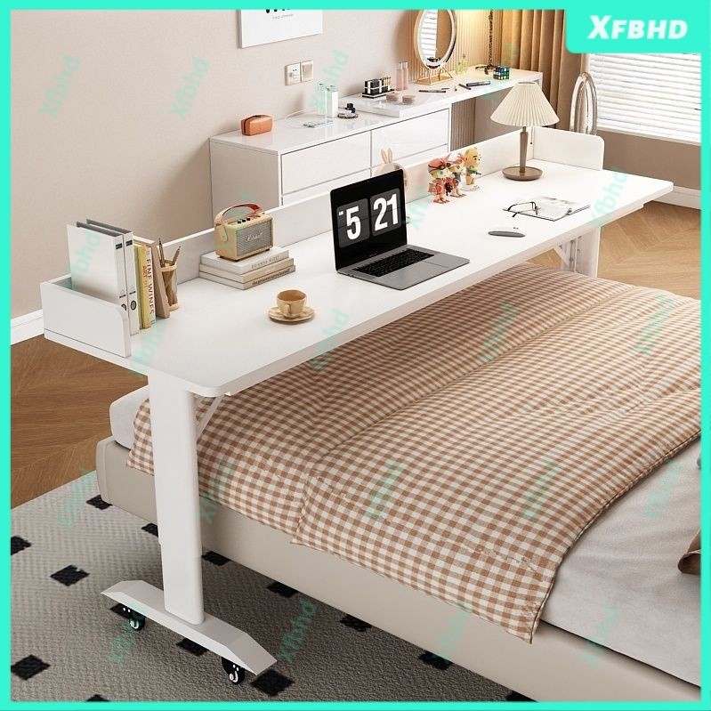 Desk Household Desk Lazy Strip Table Student Simple Wall-Moving Lifting ...