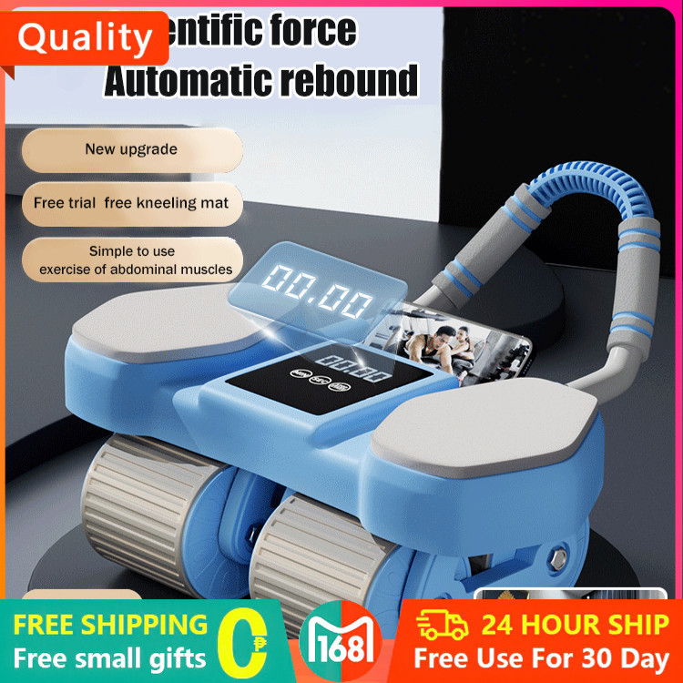 Abdominal Wheel With Timer Silent Multifunctional Stretch Roller
