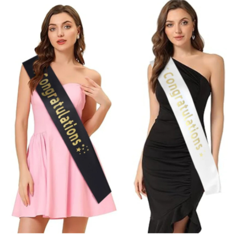 Graduation Sash Belt Photo Booth Props Congratulations 2024 Graduation ...