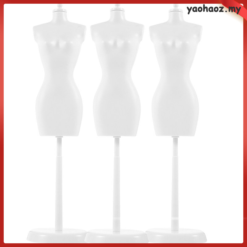 Mini Mannequin Model Dress Support Doll Clothes Stand House Accessories ...