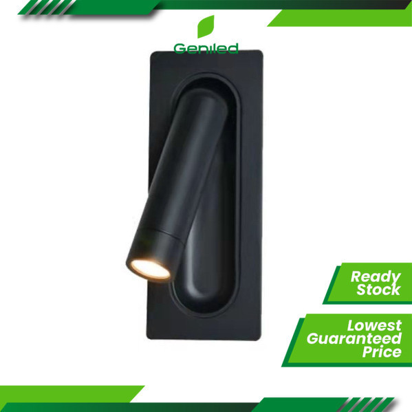 Indoor simple hotel desk reading lamp push switch bedroom LED bedside ...