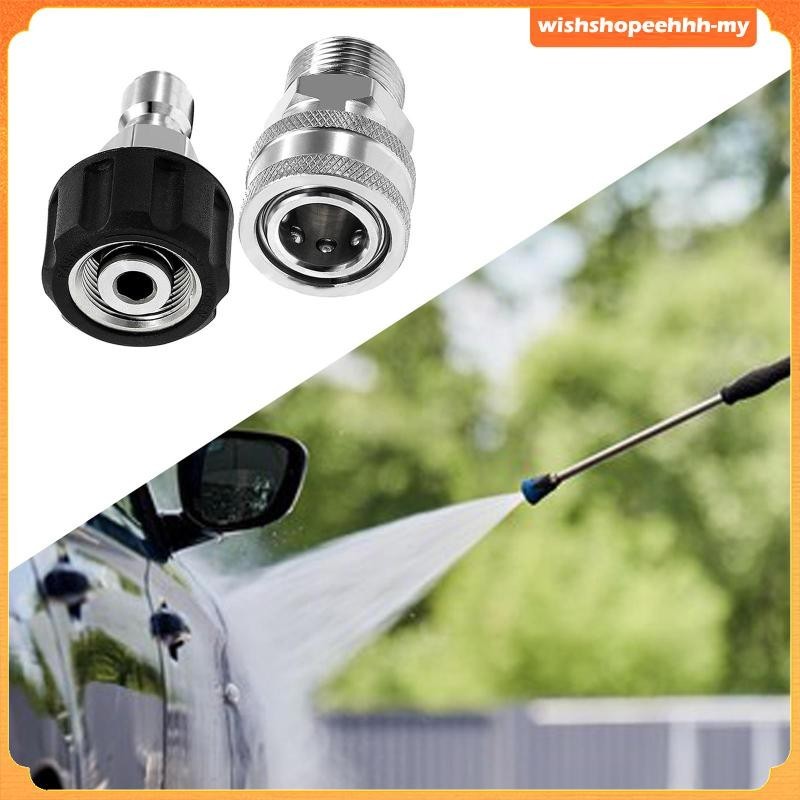 [WishshopeehhhMY] 3/8 Inch High Pressure Washer Quick Connect Fittings ...
