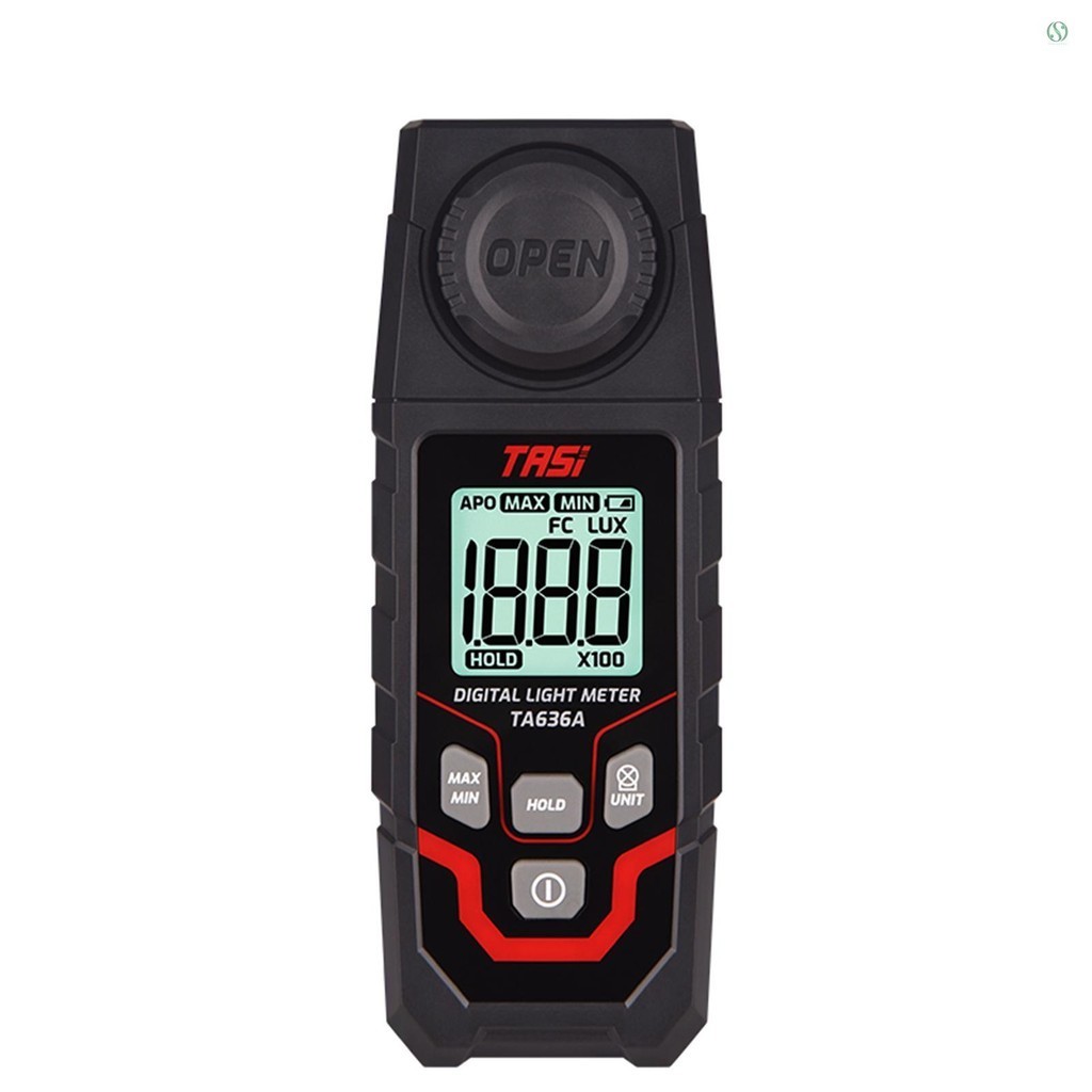 TASI TA636A Digital Light Meter Lux Meter Handheld Illuminometer ...