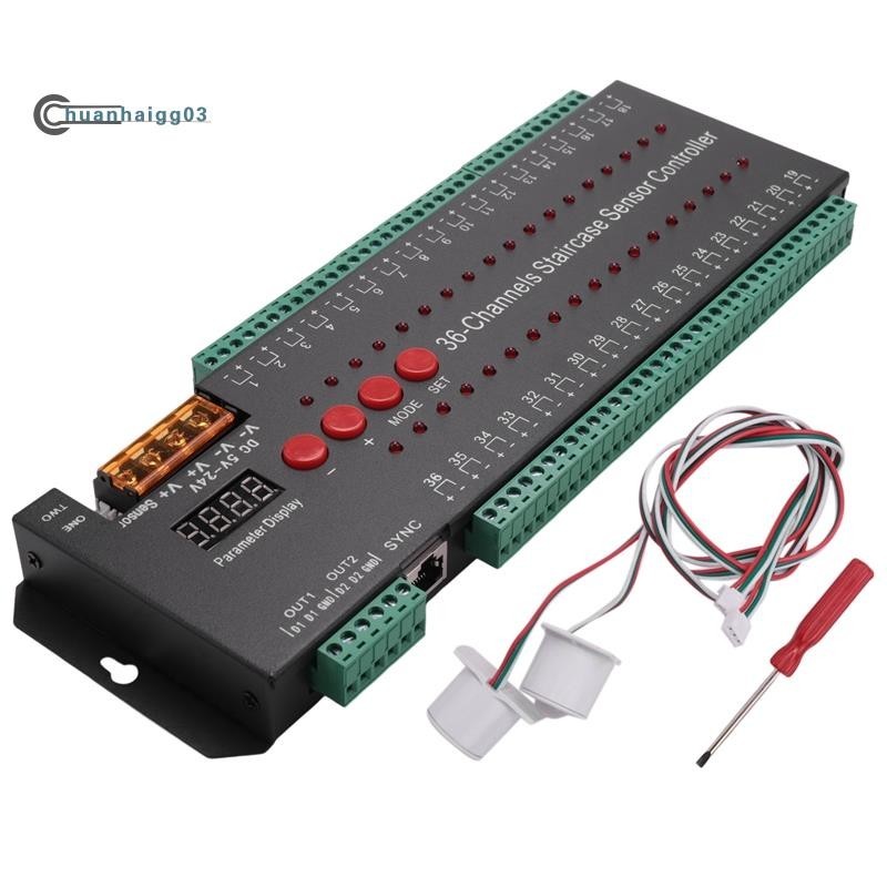 .LED Motion Sensor Stair Light Strip Controller Dimming 12V LED Strip ...