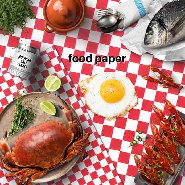 100 PCS Checkered Deli Basket Liner Red and White Fat Repellent ...