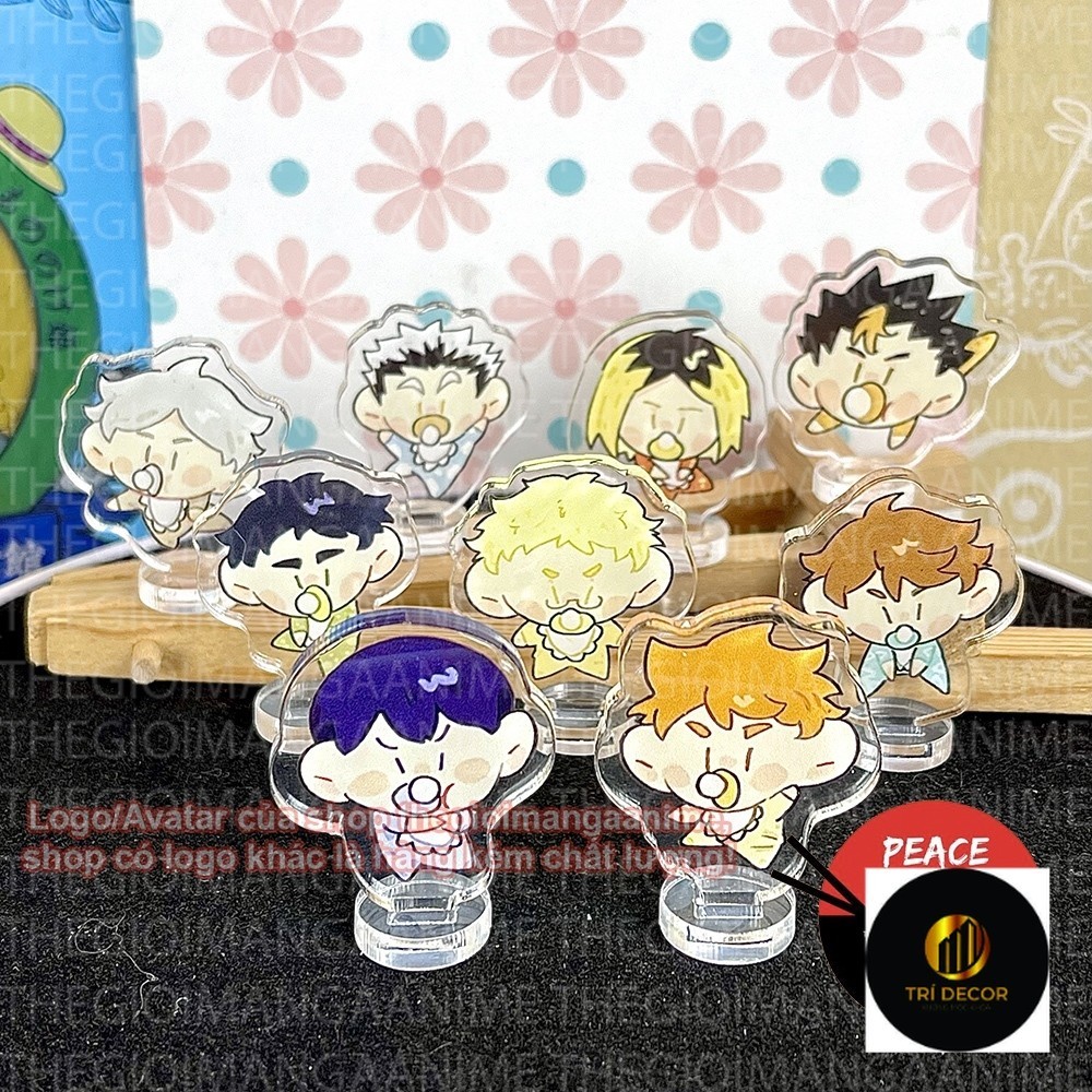 (3cm) Haikuu mini Standee!! Ver Pacifier King Ball Statue chibi mica ...