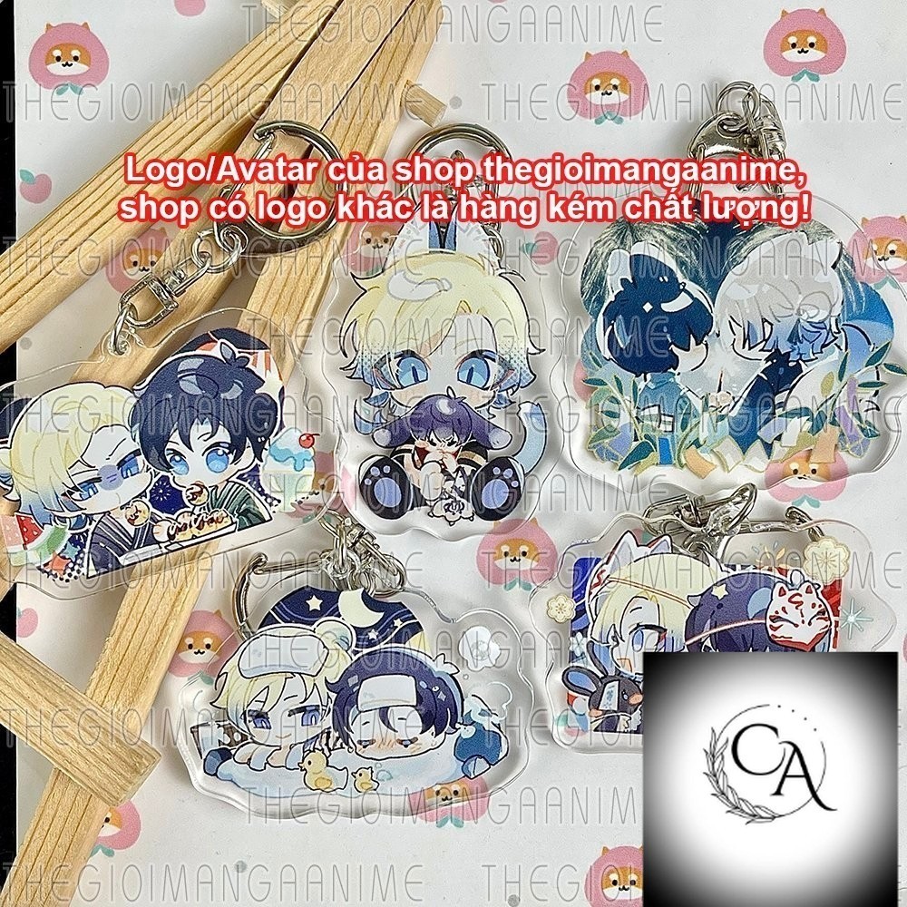 BLUE LOCK COUPLE ISAGI Yoichi KAISER Michael keychain gift printed with ...
