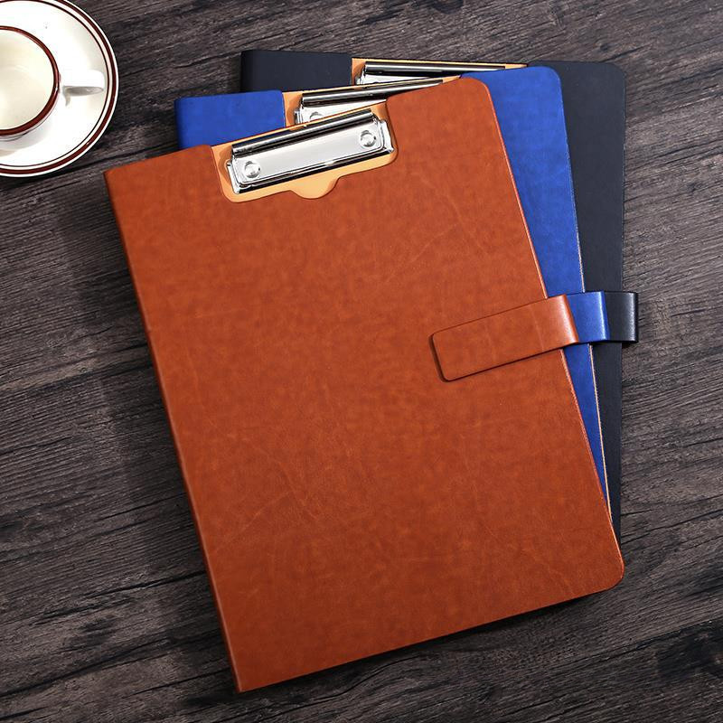 A4 Leather PU Folder Board Signature Backing Board Report Folder ...