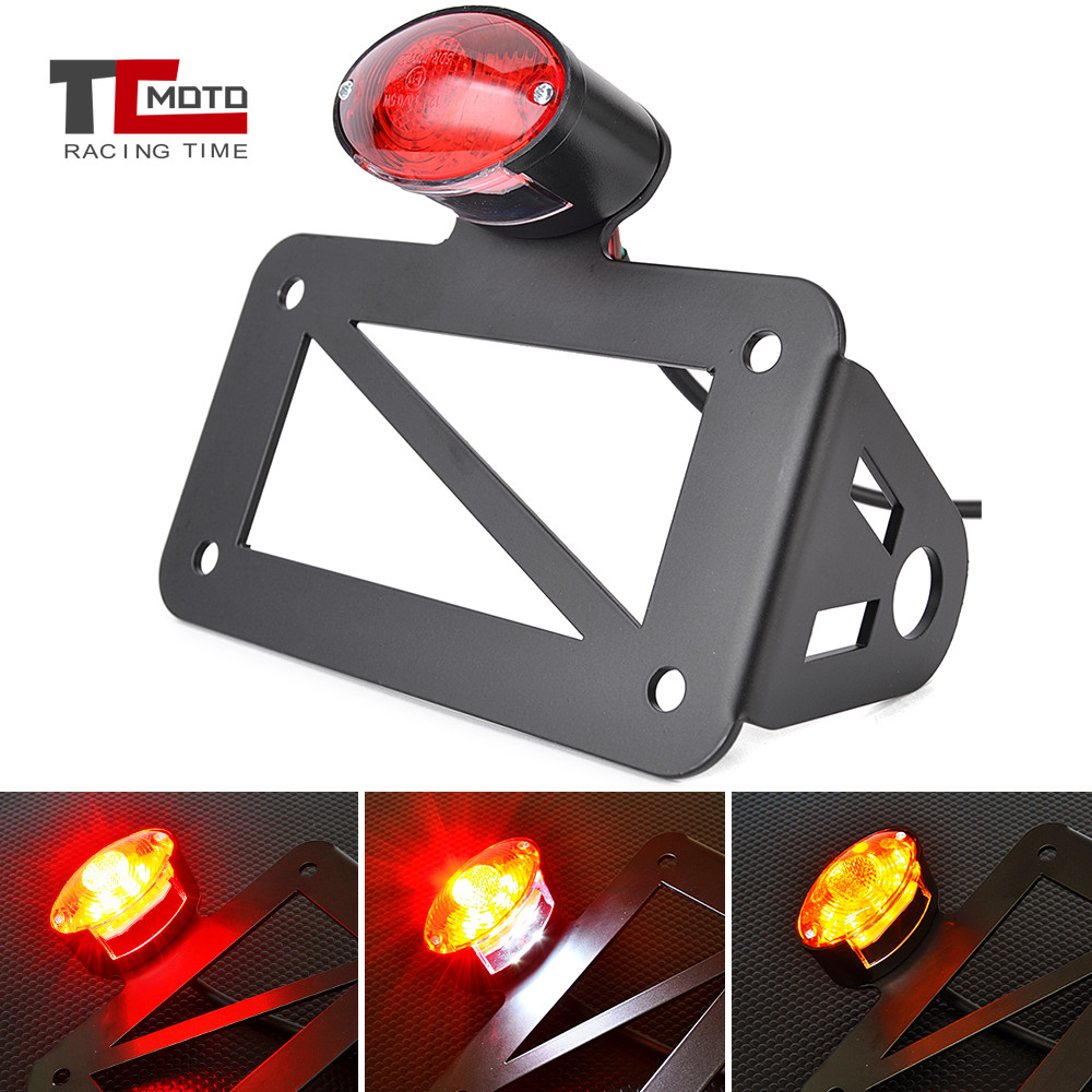 Universal Side Mount Motorcycle Registration License Plate Holder ...