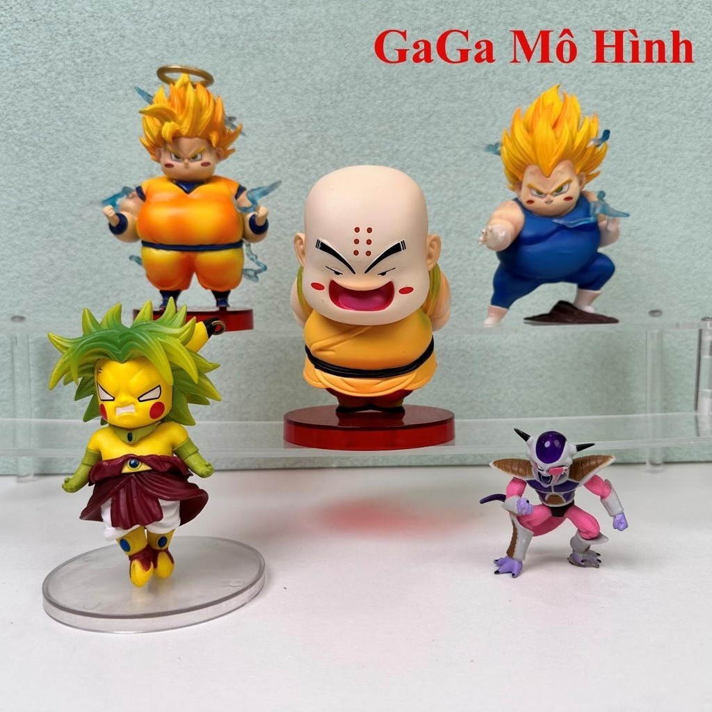 Model size to Goku Vegeta Krillin Broly Gohan In Super Cute Dragon Ball ...