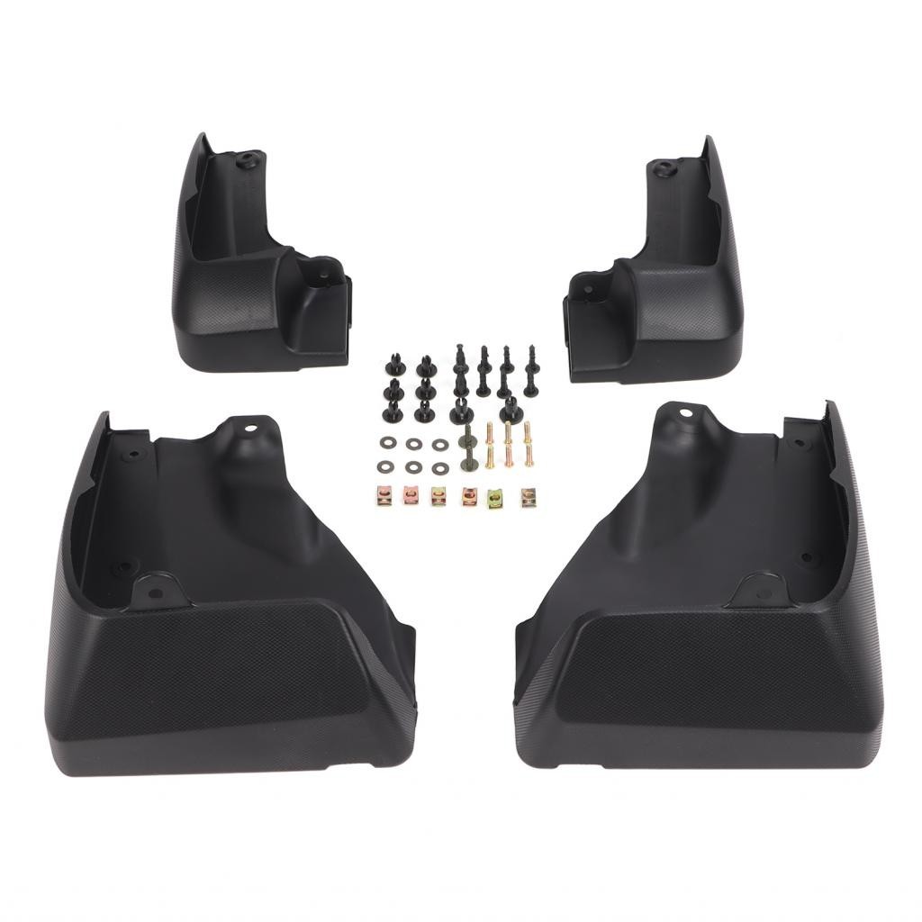 Henlai J101SSJ000 ABS Sturdy Guards Mud Flaps Black Impact Resistant ...