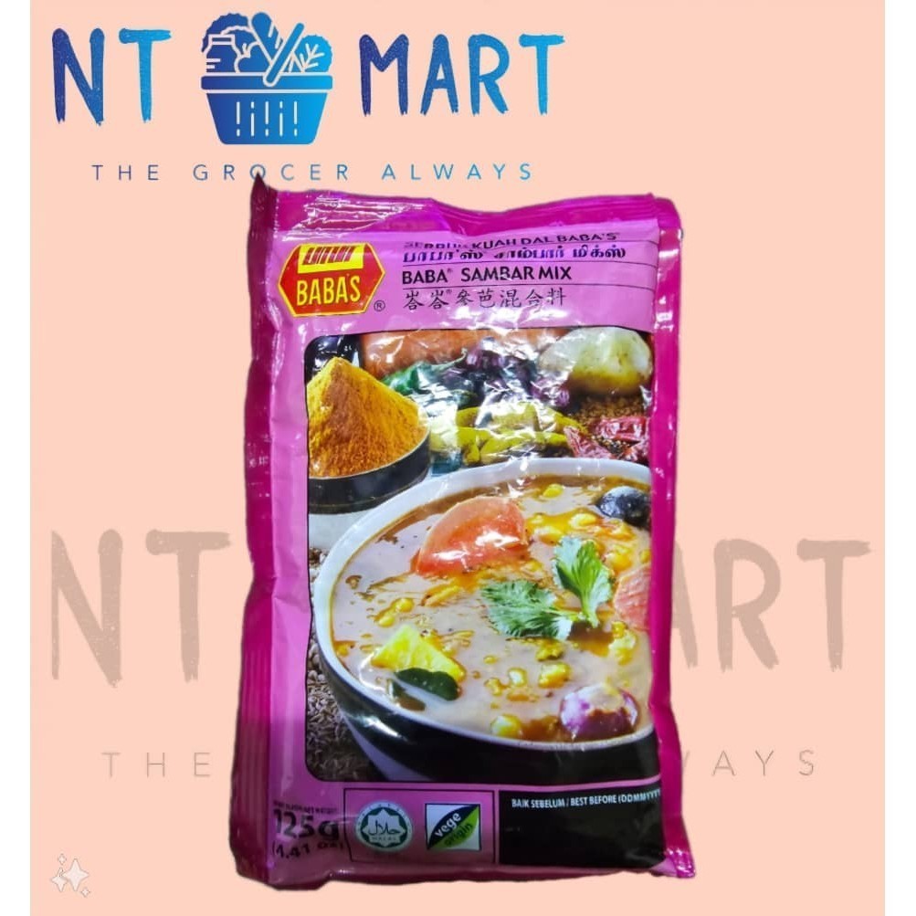 BABA'S SAMBAR MIX 125G | Shopee Malaysia