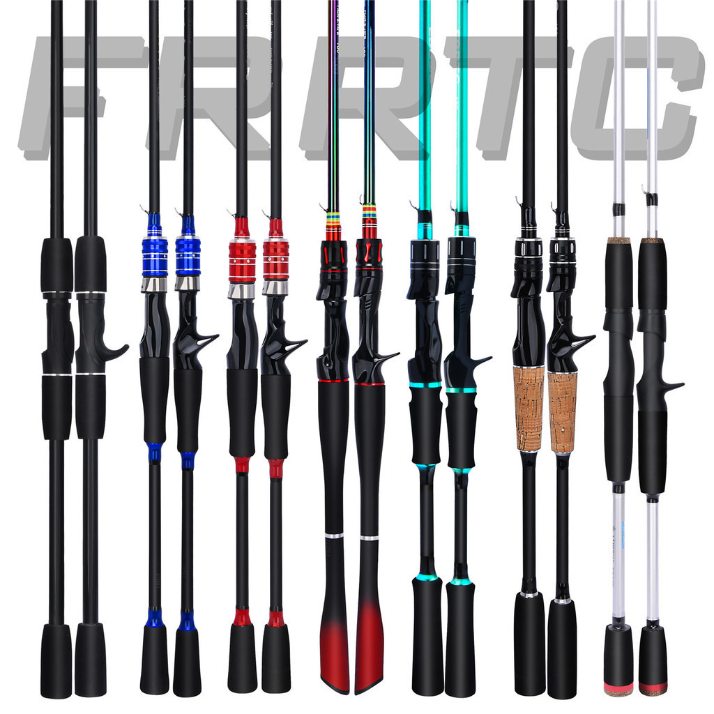 FRRTC Fishing Rod 1.65m/1.8m Carbon Fiber Medium Light Rod Spinning Rod ...