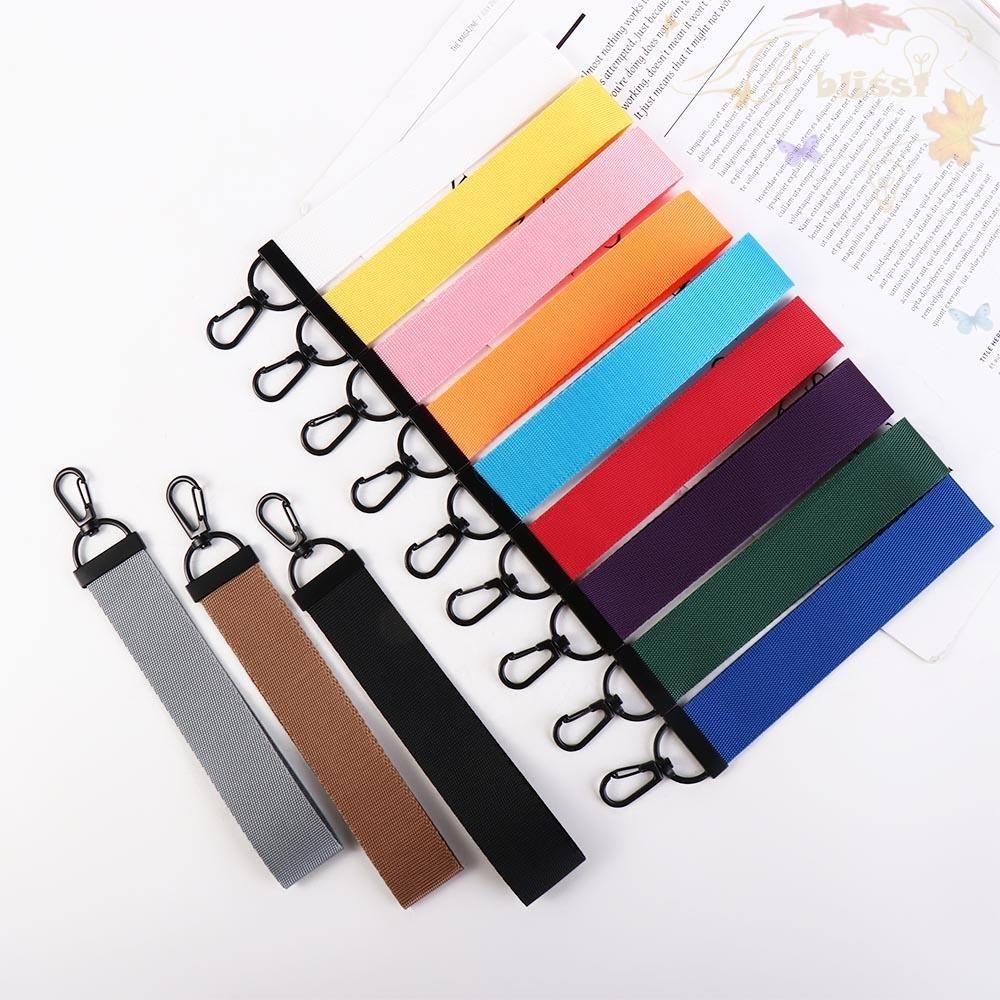 BLISS Phone Straps for Women Candy Color Car Keyring Wallet Ribbon Bag ...