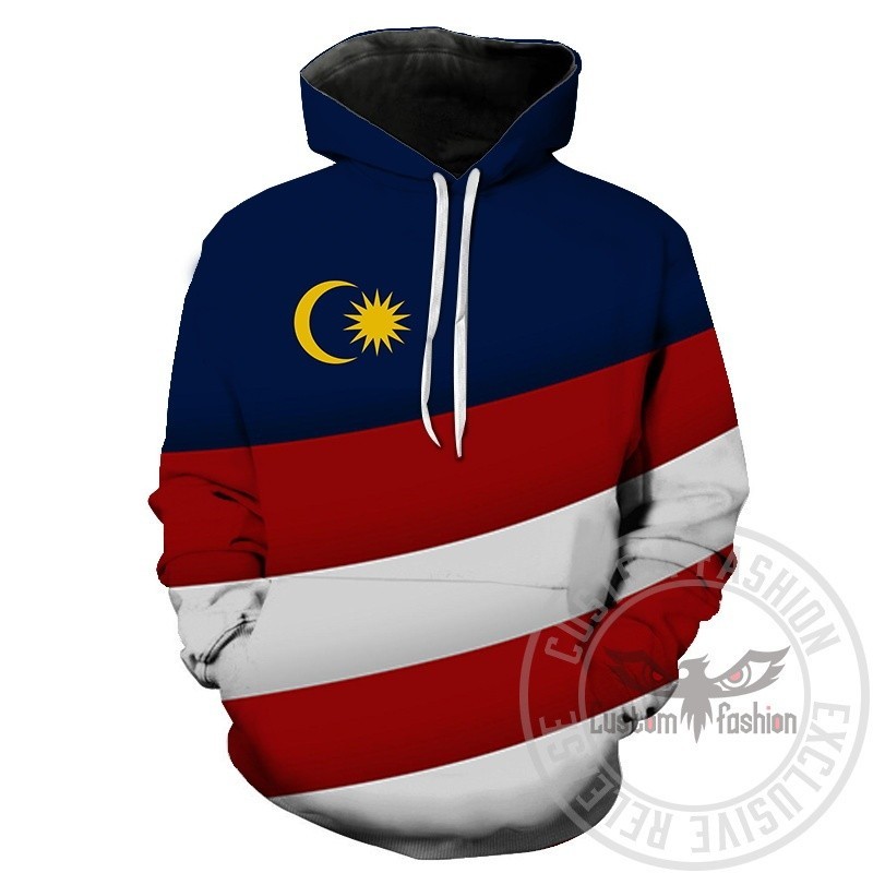 【CustomFashion】Malaysian Flag Hoodie Independence Day POLO Shirt ...